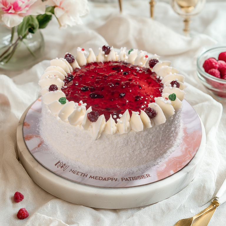 Coconut Raspberry Cake – Chef Neeth Medappa Official Website